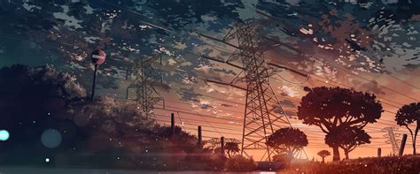 4K Anime Landscape Wallpapers Top Free 4K Anime Landscape Backgrounds