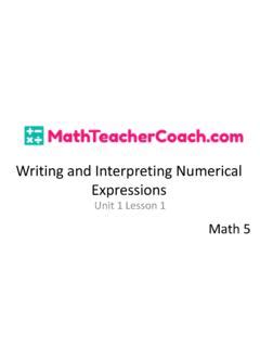 Writing And Interpreting Numerical Expressions Numerical Expressions PDF PRO