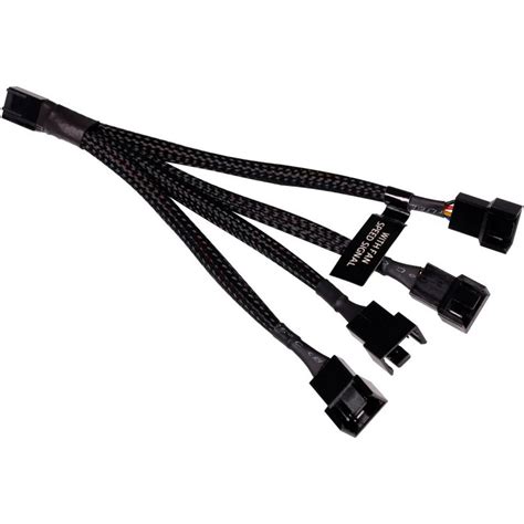AlphaCool CPU Kühler Y-Kabelsplitter 4-Pin auf 4x 4-Pin PWM, 15cm ...