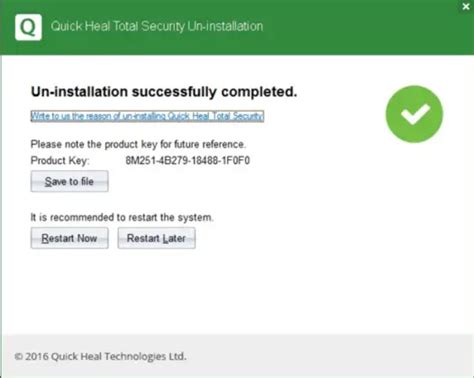 How To Delete Quick Heal Antivirus From My Computer Techyv Com