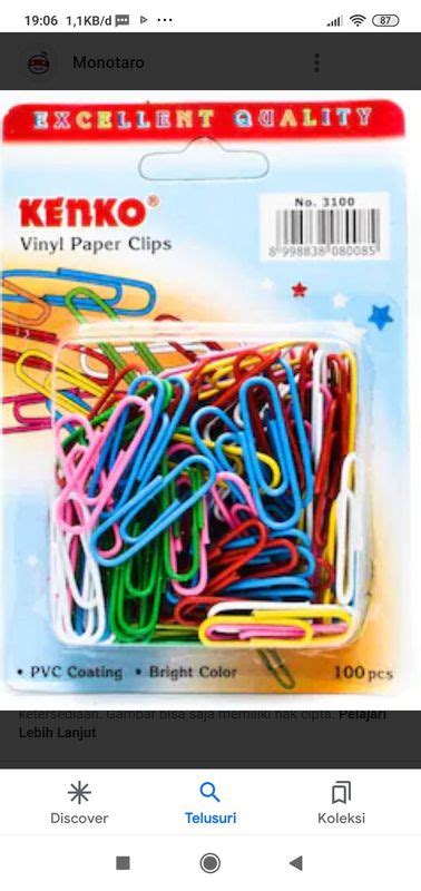 Alat Penjepit Kertas Spesifikasi Paper Clip