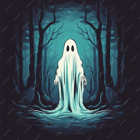 Premium Ai Image Ghost Artwork