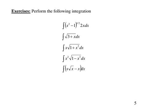 PPT 4 5 Basic Integration Formulas PowerPoint Presentation Free Download ID 4010086