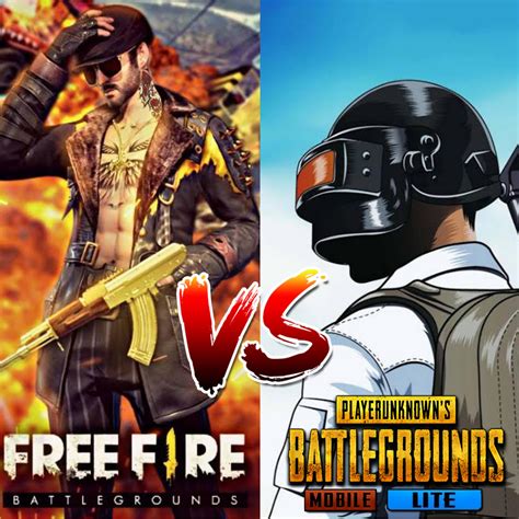 Pubg Mobile Lite Vs Free Fire Wallpapers Wallpaper Cave