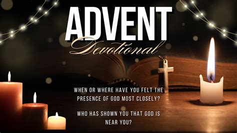 Advent Devotional David Lessner Creekwood United Methodist Church