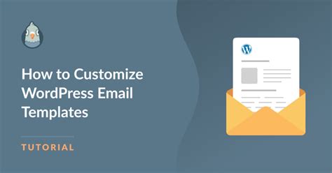 how to customize wordpress email templates