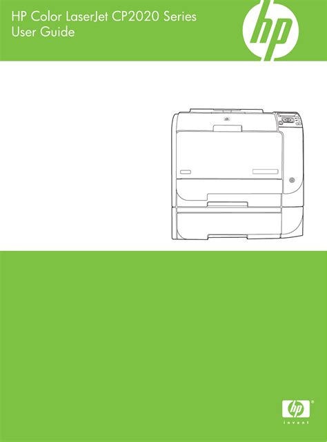 User Manual Hp Color Laserjet Cp English Pages