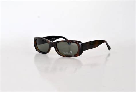 Vintage Brown Sunglasses Retro Eye Wear Round Womens Gem