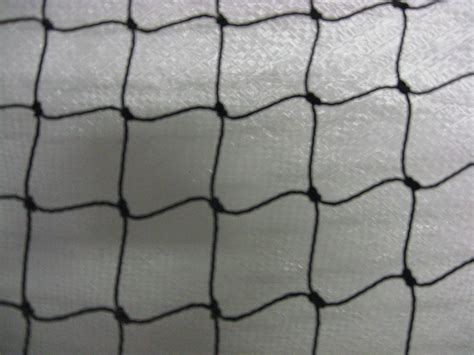 Twisted Polyethylene Netting 50mm 12 6 Black Renco Nets Ltd