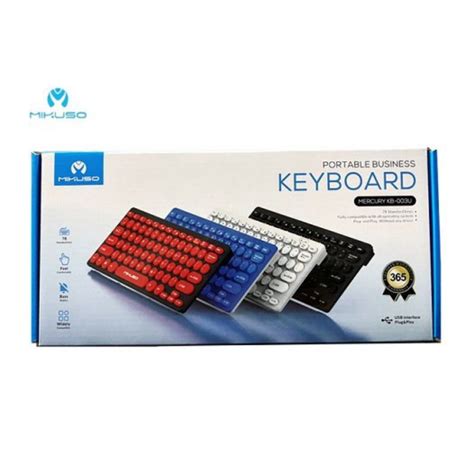 Jual Keyboard Mikuso Kb 003u Portable Business Keyboard Shopee