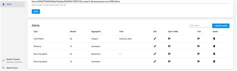 allow users to export saved reports alerts created via the ui · issue