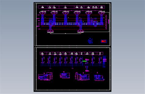 GIS配电装置 AutoCAD 2000 模型图纸下载 懒石网