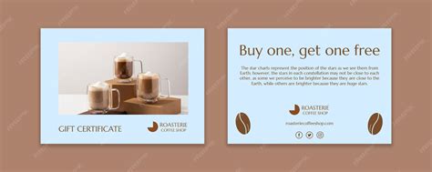 손으로 그린 상품권 디자인 서식 파일 무료 벡터