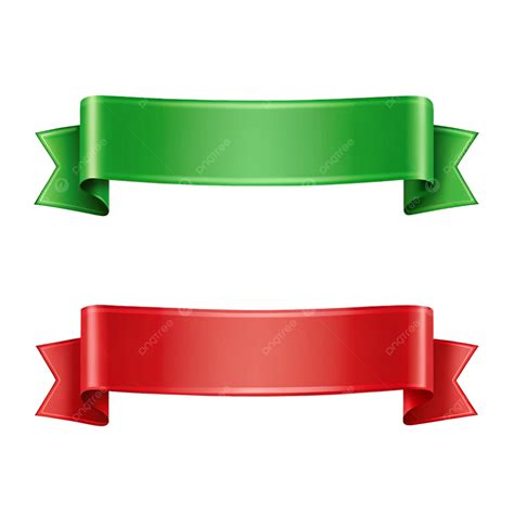 빨간색과 녹색 빈 배너 리본 모양의 세트 요소 투명 배경 빈 리본 모양 리본 세트 빈 리본 배너 Png 일러스트 및 이미지 에 대한 무료 다운로드 Pngtree