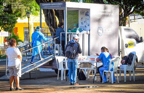 Ministerio de Salud realiza jornada de tamizaje en el parque Daniel Hernández de Santa Tecla