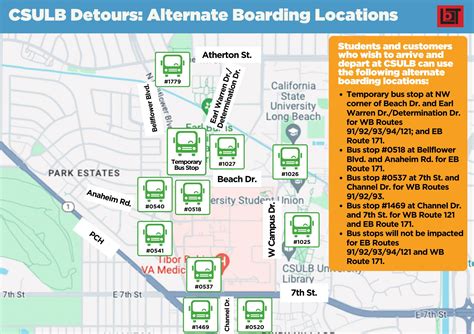Detour Alert Construction At Csulb 61024 Long Beach
