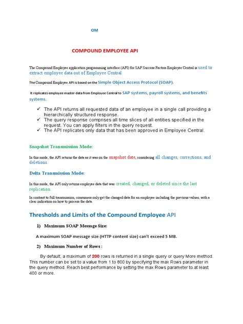 Compound Employee Api Pdf Soap Metadata