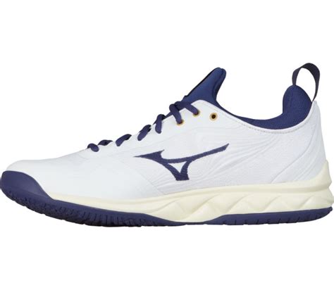 MIZUNO Wave Luminous 2 inomhusskor White Blue Ribbon MP Gold Köp