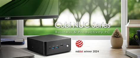 Msi Cubi Nuc Series Mpg Ez Argb Win Prestigious Red Dot Award