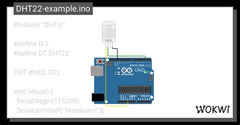 Suhu Dan Kelembapan Wokwi ESP32 STM32 Arduino Simulator