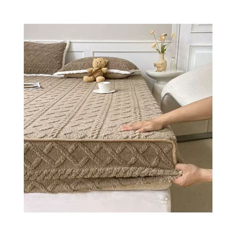 Flannel Velvet Fitted Sheet 11 Deep Pocket Plush Shaggy