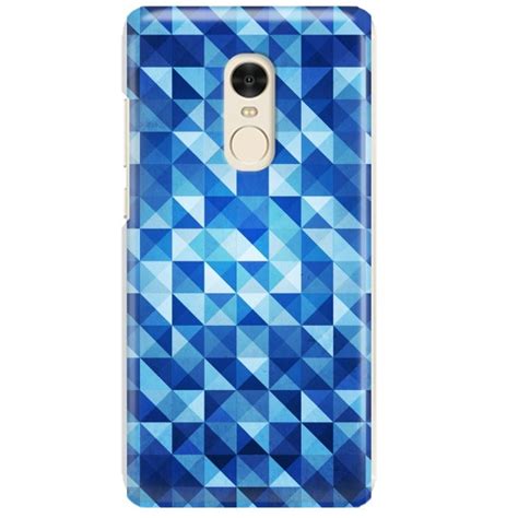 Etui Na Telefon Xiaomi Redmi Note X Blue Geometric Sklep Printycases