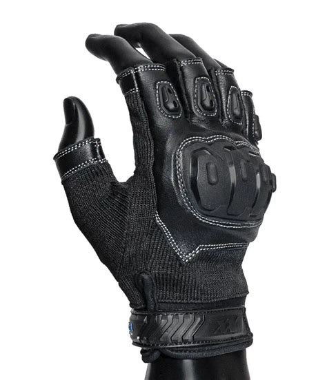 Warrior Gloves F Type Fingerless Cut Resistant Hard Knuckle Tactical