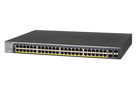 NETGEAR Port Gigabit PoE Ethernet Smart Managed Pro Switch With SFP Ports Digital Electronic