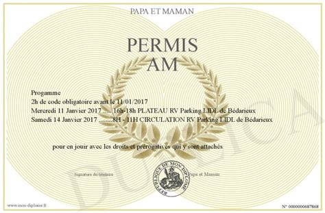 Permis Am