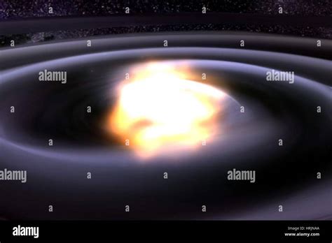 White Dwarf Gravitational Wave Merger Of Stock Photo Alamy