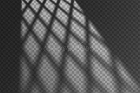 Light Effect Shadow Overlay From Stained Glass Window Isolated