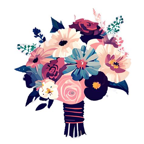 Vintage Spring Flower Bouquet Graphic · Creative Fabrica