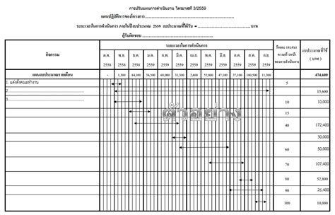 ตัวอย่างแผนปฏิบัติการของโครงการ ไตรมาส 3 2559