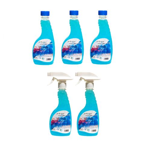 قیمت و خرید شیشه پاک کن مریدا مدل Kandell حجم 500 میلی لیتر بسته 5 عددی