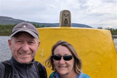 The Three Country Cairn At The Sweden Norway Finland Border