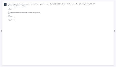 Solved What Is The PH Of The Solution PH