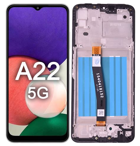 Tela Oled Display Touch Frontal Para Samsung Galaxy A22 5G Aro
