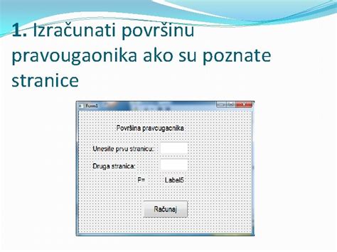 Linijska Struktura Zadaci I Reenja Algoritam Je Konani