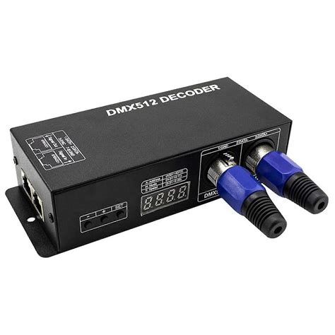 High Power Dmx Led Controller Led Dmx Decoder Dimmer Driver Dc V V For Led Rgb Strip Or