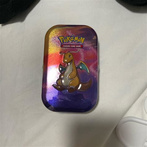 Pokemon Dragonite Mini Tin Opened Depop