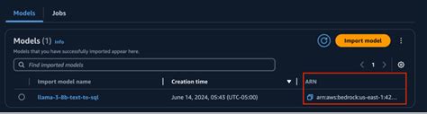 import a fine tuned meta llama 3 model for sql query generation on