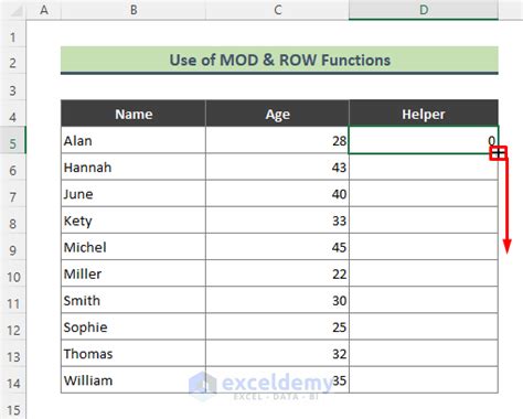 excel formula to insert rows between data 2 simple examples