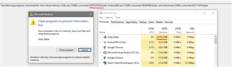 Editor Leaks Memory Reports Wrong Working Set Unity Engine Unity Discussions