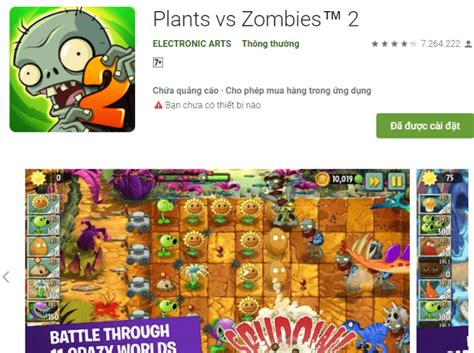 Plants vs zombies hack apk vô hạn tiền max level mở khóa