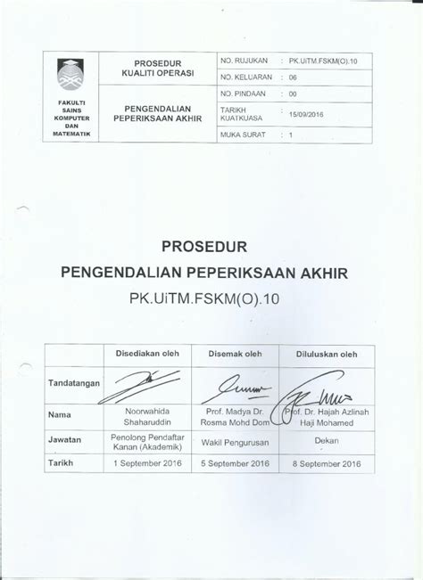 Pdf Kualiti Operasi Fskm Uitm Edu My Pdf Filematematik Dokumen
