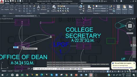 Measure Distances In Autocad Youtube