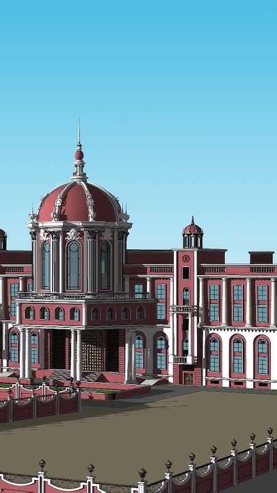 Classical Theme Building Modeling In Sketchup Sketchup Shorts Youtube