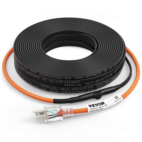 Vevor Self Regulating Pipe Heating Cable 120 Feet 5wft Heat Tape For