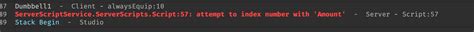 Attempt To Index Nil With Amount Donation Problem Scripting