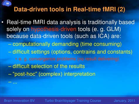 Ppt Real Time Independent Component Analysis Of Functional Mri Time